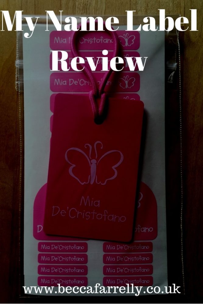 Personalised Name labels With 'My Name Label'