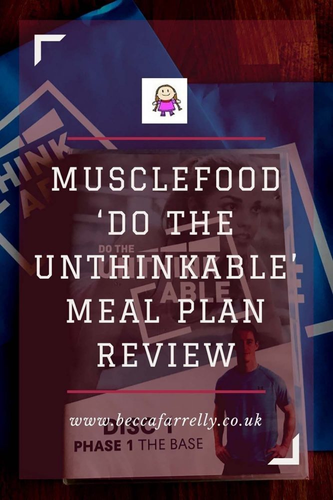 Musclefood: Do The Unthinkable Meal Plan Review